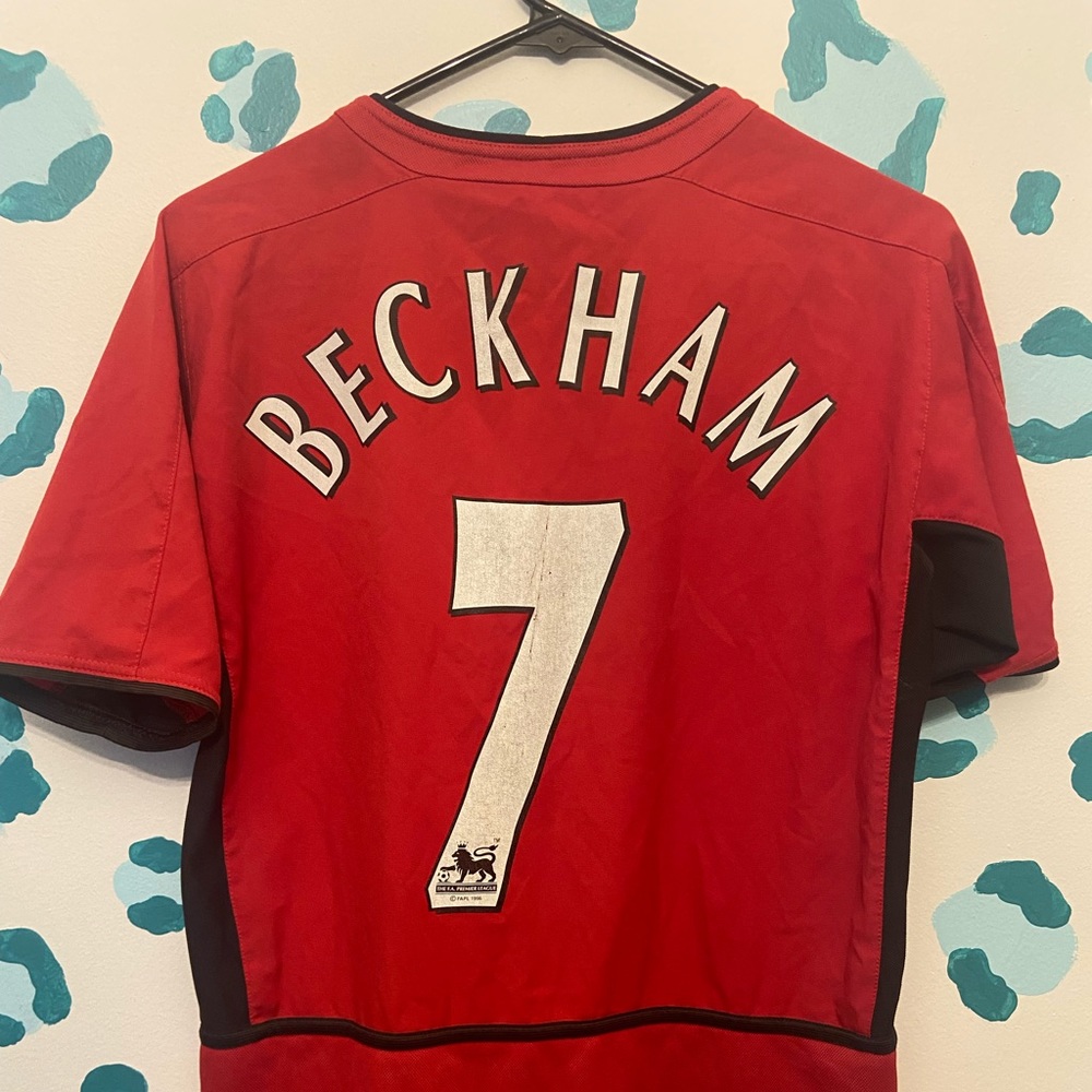 David Beckham Vintage Manchester United Jersey - Gem